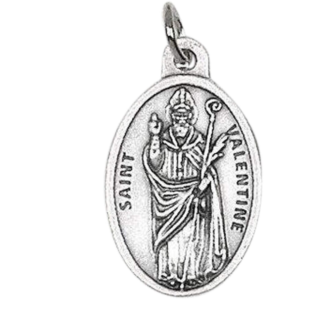 Saint Valentine of Rome Patron of Love and Marriage Medal - Etsy