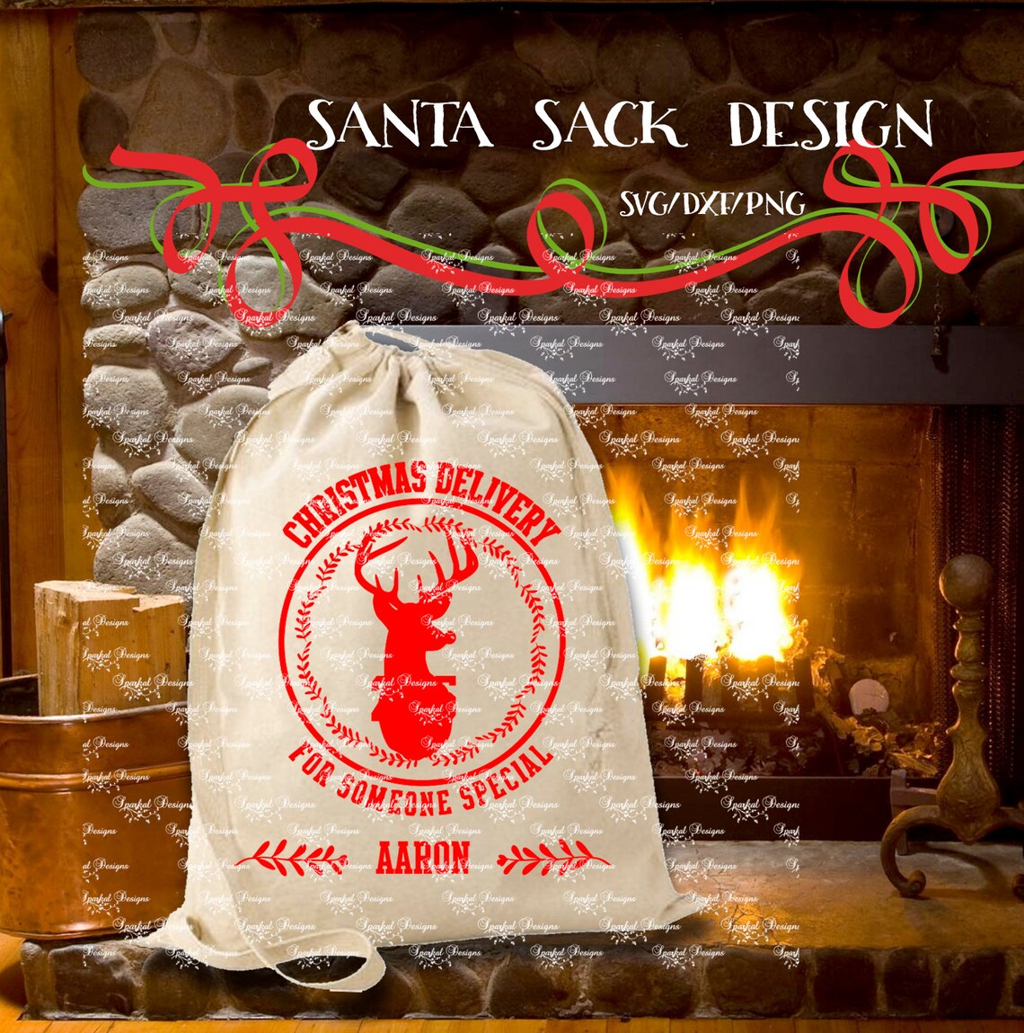 Christmas Svg Files SANTA SACK SVG Cutting Files Diy Santa - Etsy