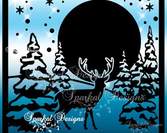 Christmas Glass Block - Etsy