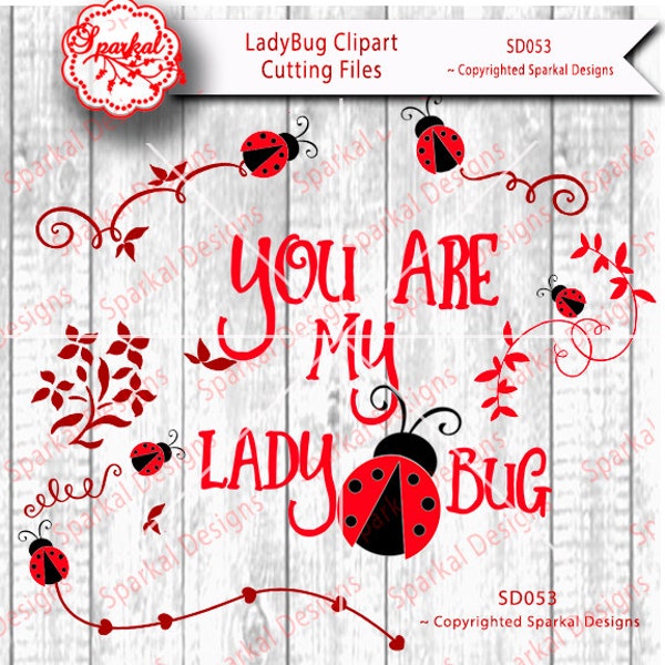 Ladybug Word Art - Etsy