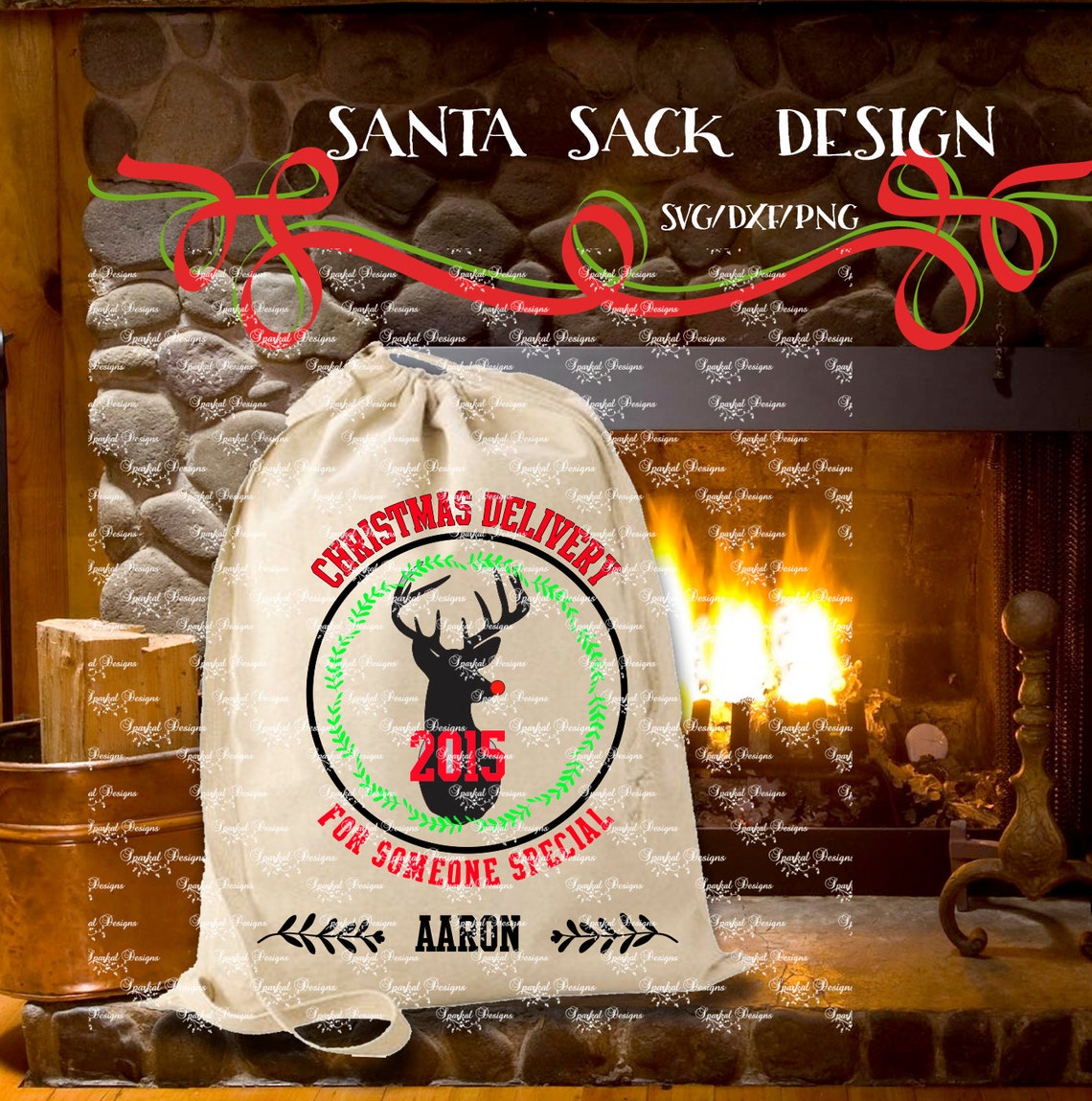 Christmas Svg Files SANTA SACK SVG Cutting Files Diy Santa - Etsy