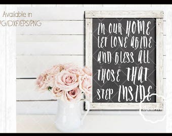 Let Love Abide Svg - Etsy