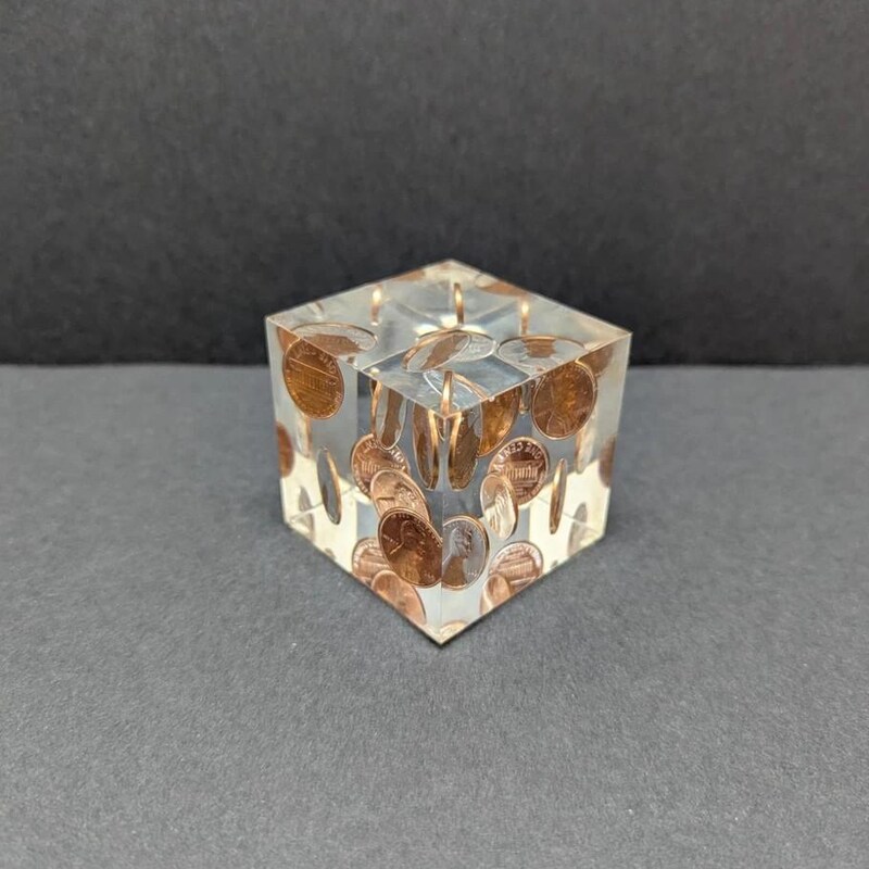 Lucite Cube - Etsy