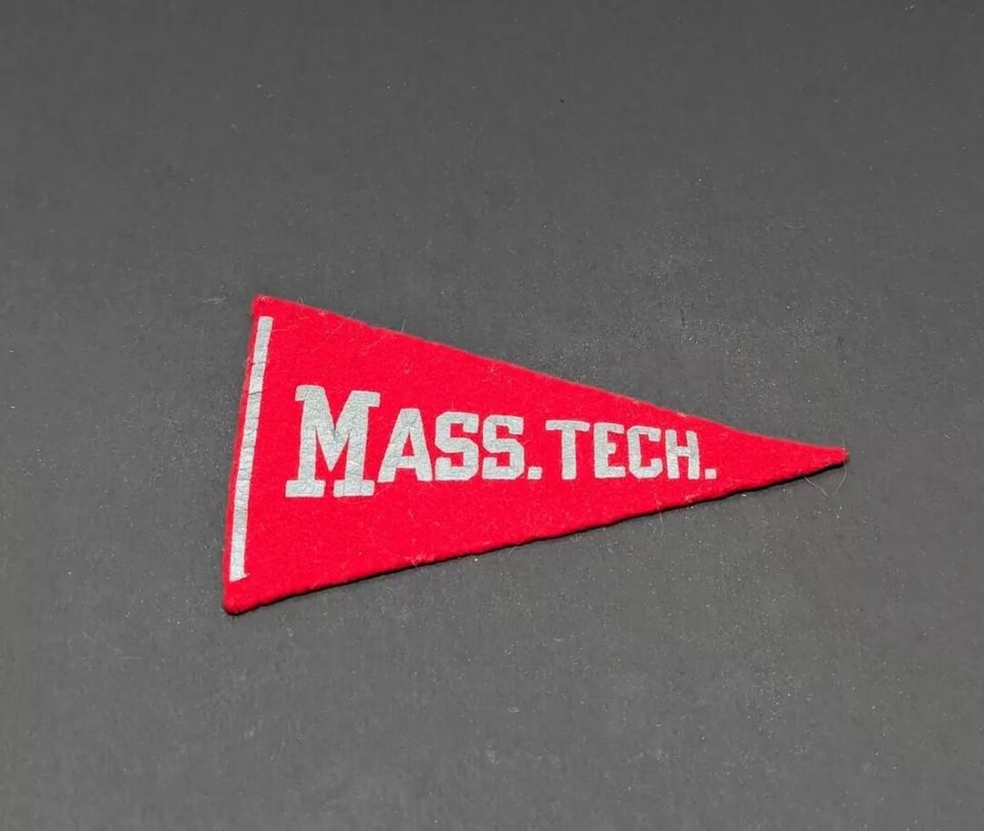 Vintage MIT Mini Pennant: 1930s Mass Tech Felt Collectible (5x3") - Etsy
