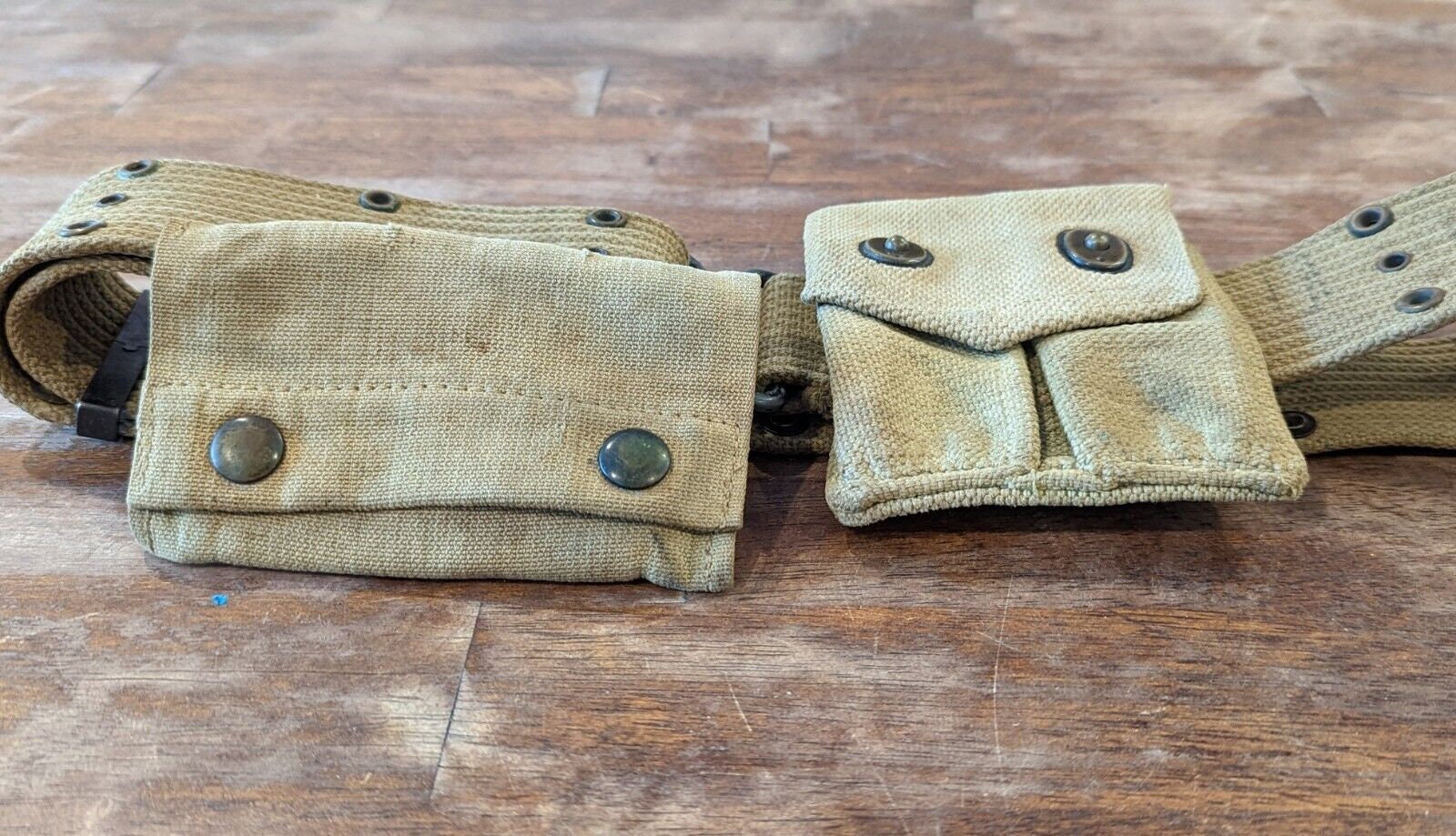WW1 Army Military 1918 Web Field Gear Pistol Belt First Aid Kit ...