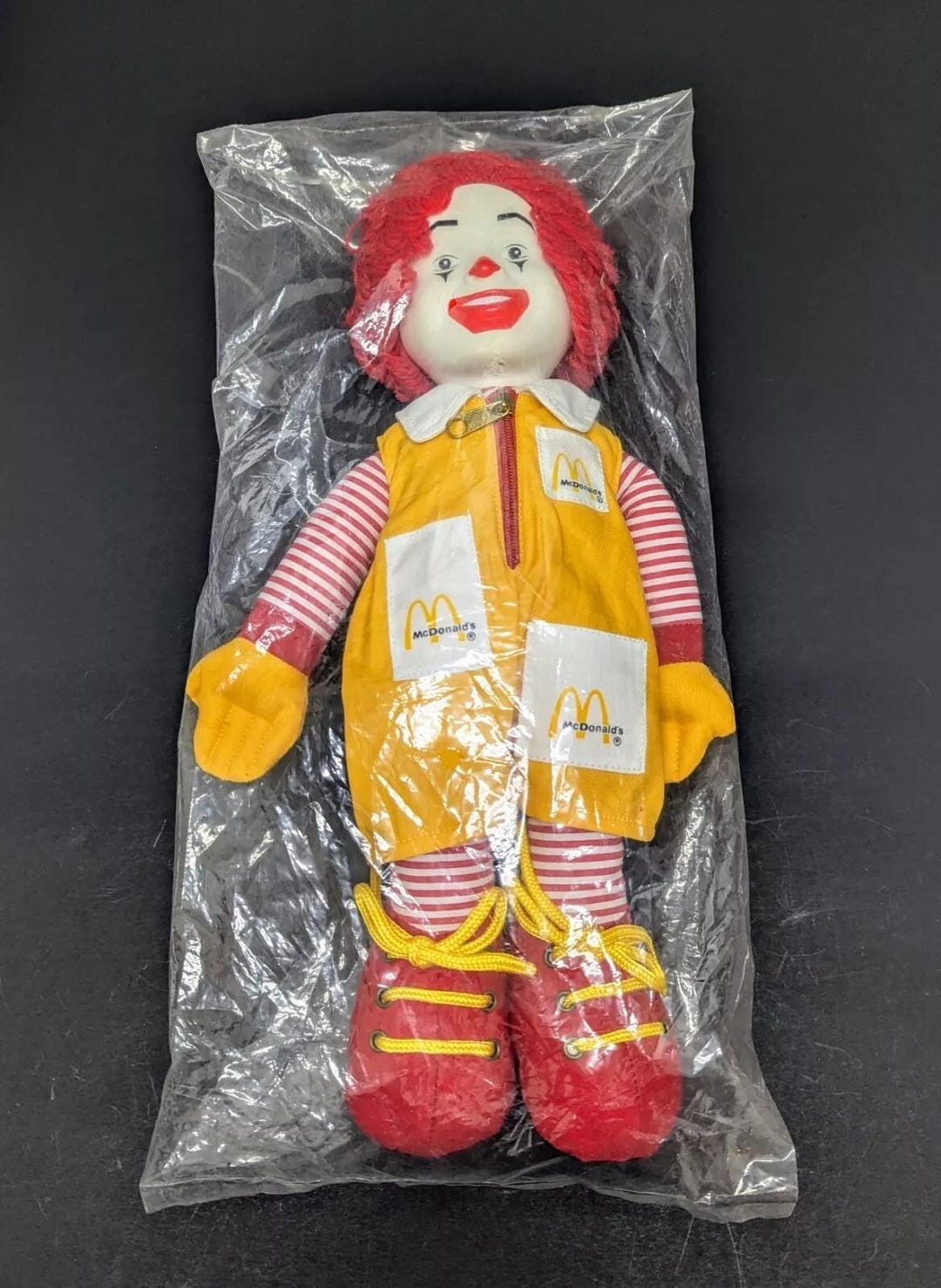 Vintage 1984 16" Ronald Mcdonald Plush Stuffed Figure Doll NEW Sealed ...