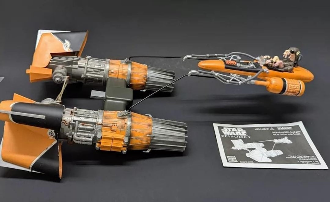 STAR WARS Sebulba's Pod Racer Droid Toy Episode 1 Phantom Menace Hasbro ...