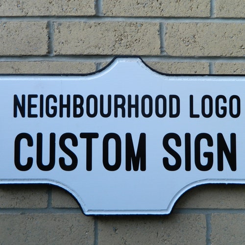 Custom Metal Street Sign Vintage Metal Road Sign - Etsy