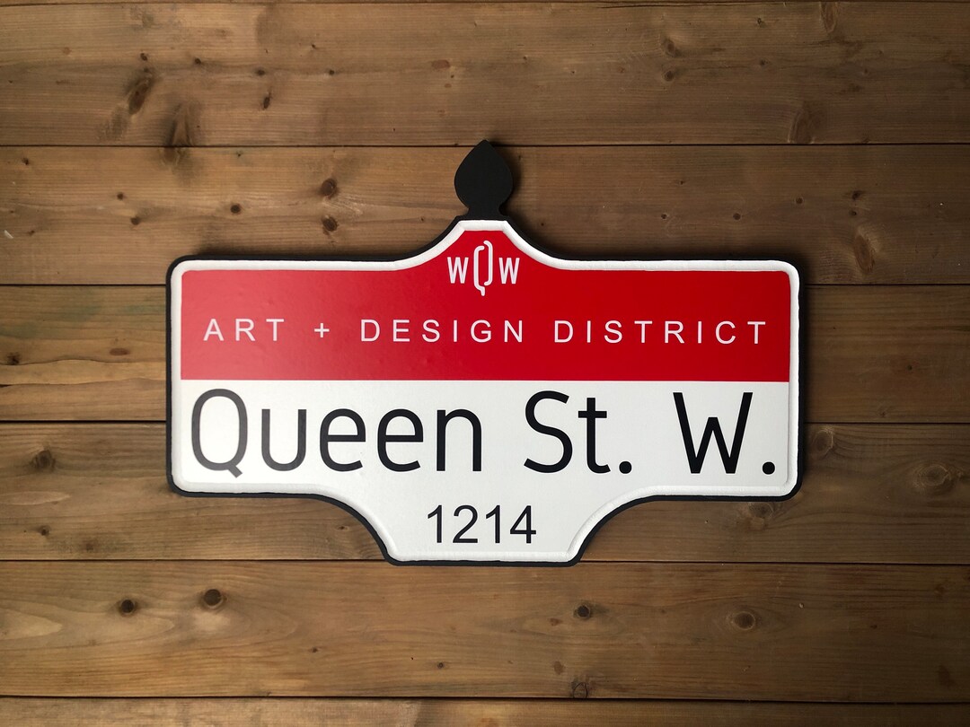 Toronto Street Sign - Art + Design District - Etsy Canada