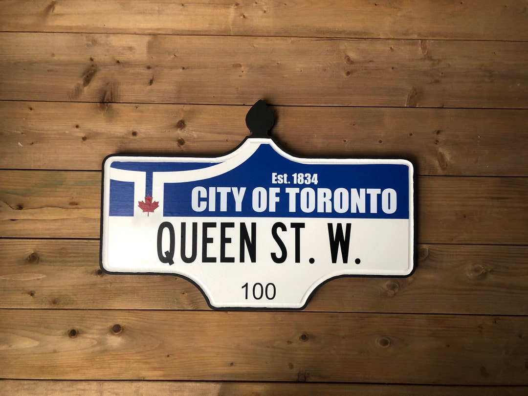 City of Toronto - Toronto Street Sign - Etsy