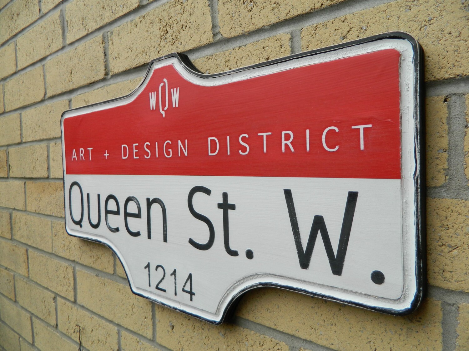 Toronto Street Sign Art Design District - Etsy Canada