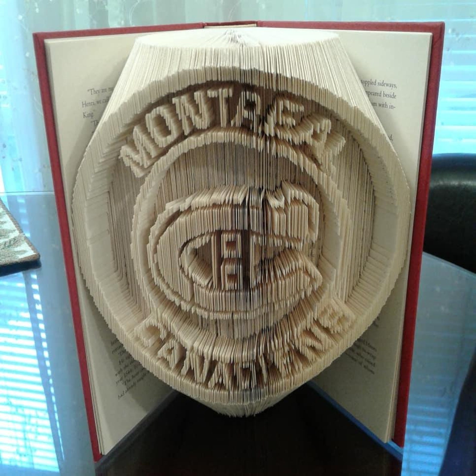 Montreal Canadiens Cut and Fold Pattern - Etsy