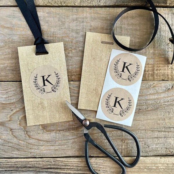 Burlap Tags - Etsy