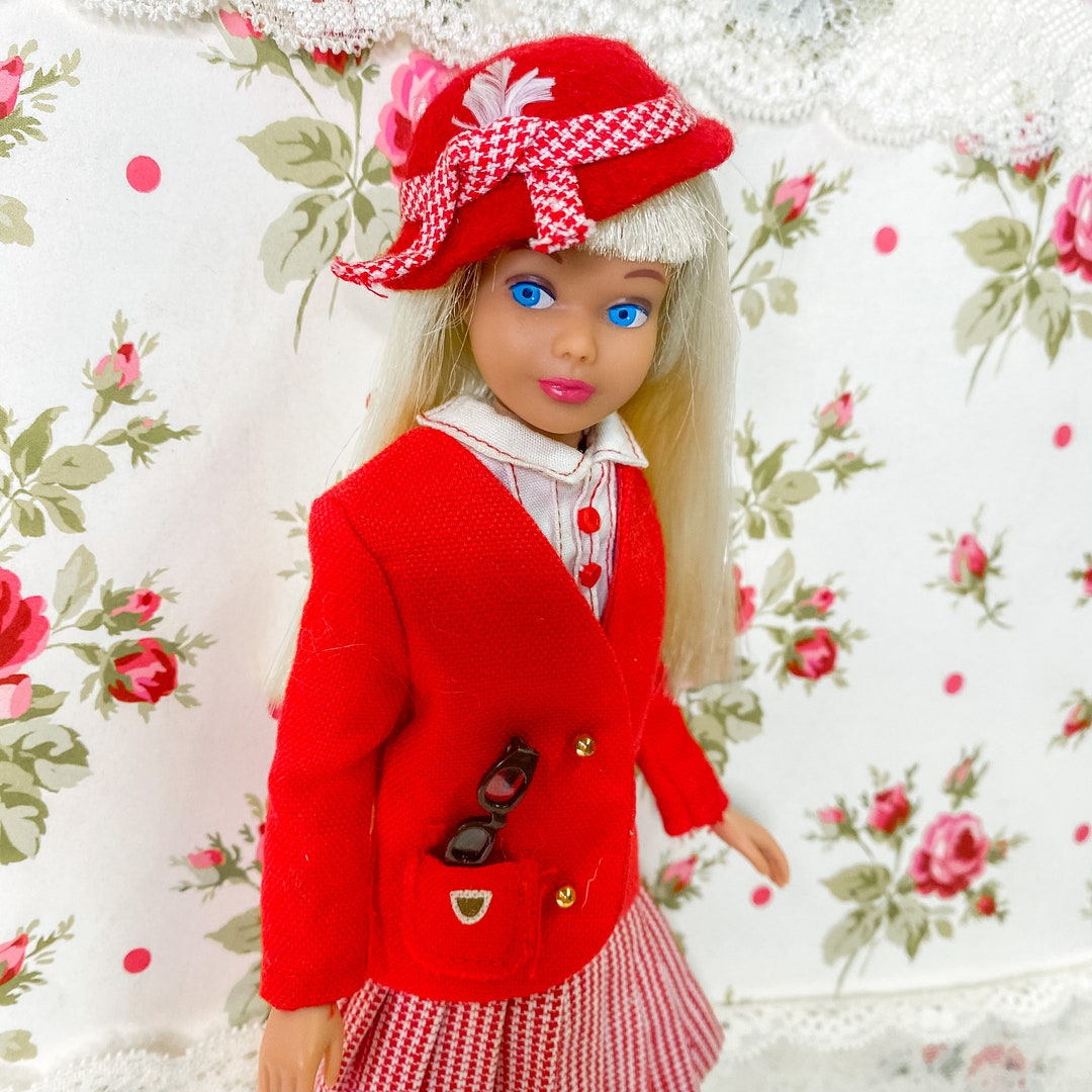 Vintage 1965 Mattel Skipper School Girl Outfit No. 1921 Near Complete ...