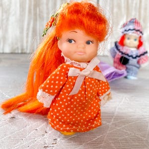 Vintage Pee Wee Dolls 1960s Hong Kong Lot of Three Redhead Clown Baby ...