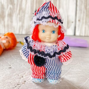 Vintage Pee Wee Dolls 1960s Hong Kong Lot of Three Redhead Clown Baby ...