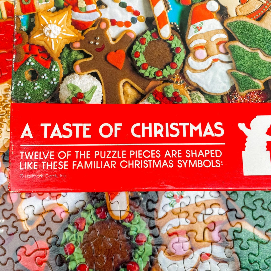Vintage Springbok Puzzle A Taste of Christmas Holiday Cookies Cookie ...