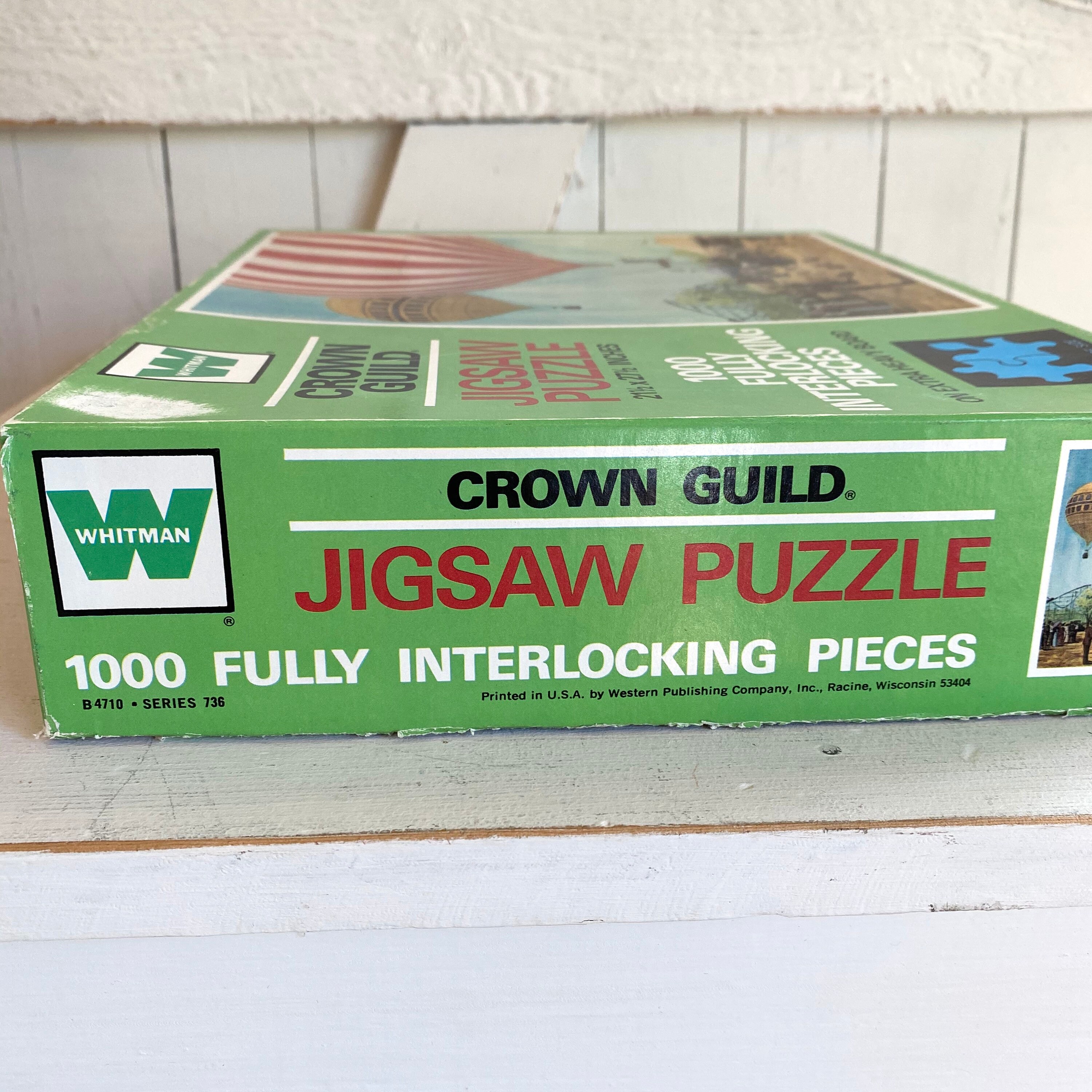 Vintage Whitman Jigsaw Puzzle Hot Air Balloon Series 736 to | Etsy
