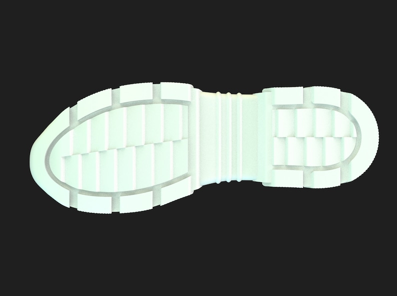 3d STL Model Lima Shoes Sole Maquette for CNC Milling and 3D Printing ...