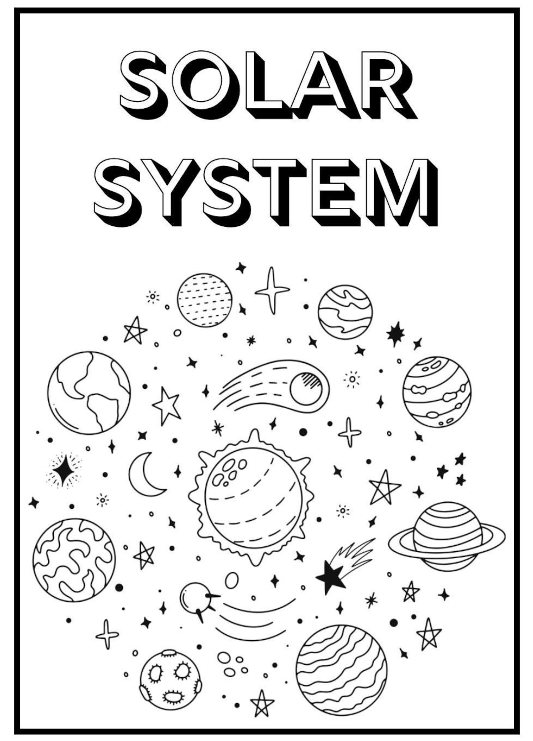 Solar System Fun - Etsy