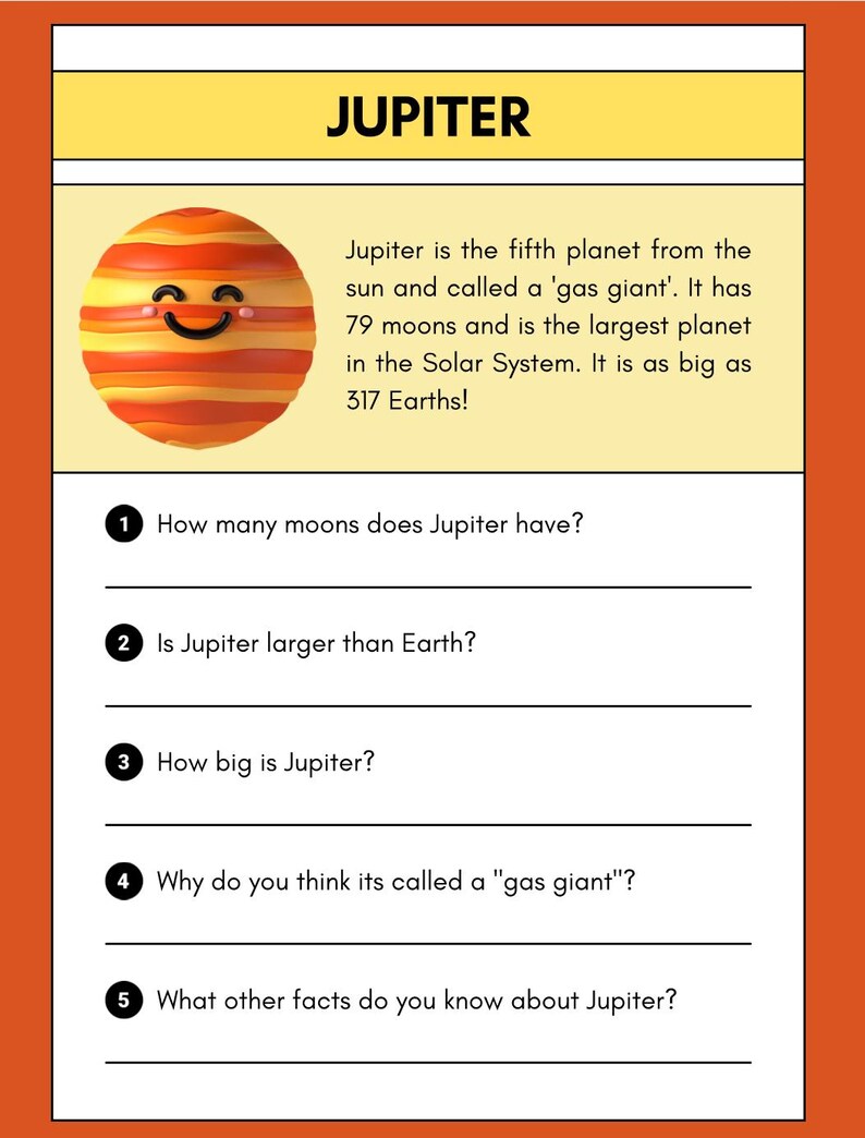 Solar System Fun - Etsy