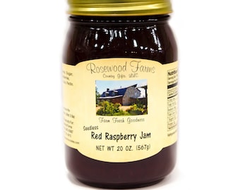 Seedless Red Raspberry Jam - Etsy