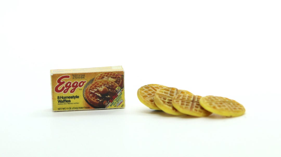 Miniature Eggo Waffle Box: 1/6 Scale Dollhouse Food - Etsy