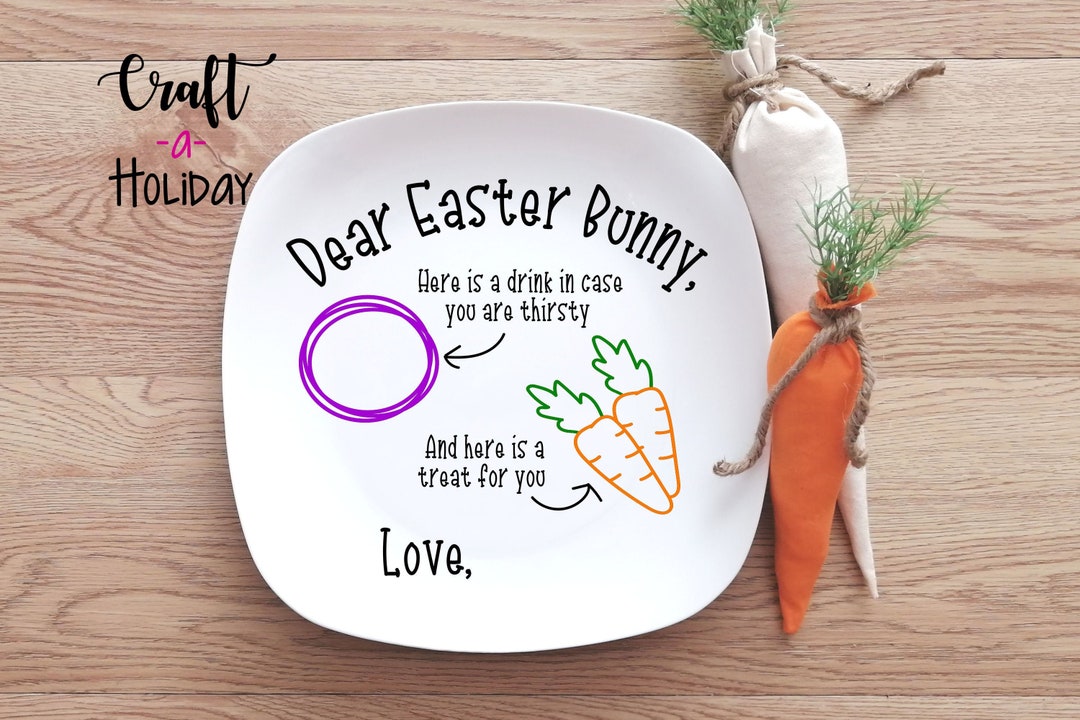 Personalized Easter Plate | 10" Easter Plate | Customized Plate for ...