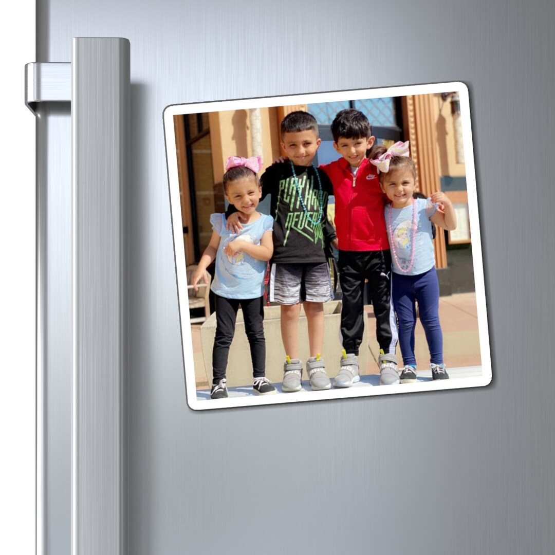 Personalized Photo Square Magnets, Refrigerator Magnets, Custom Photo ...