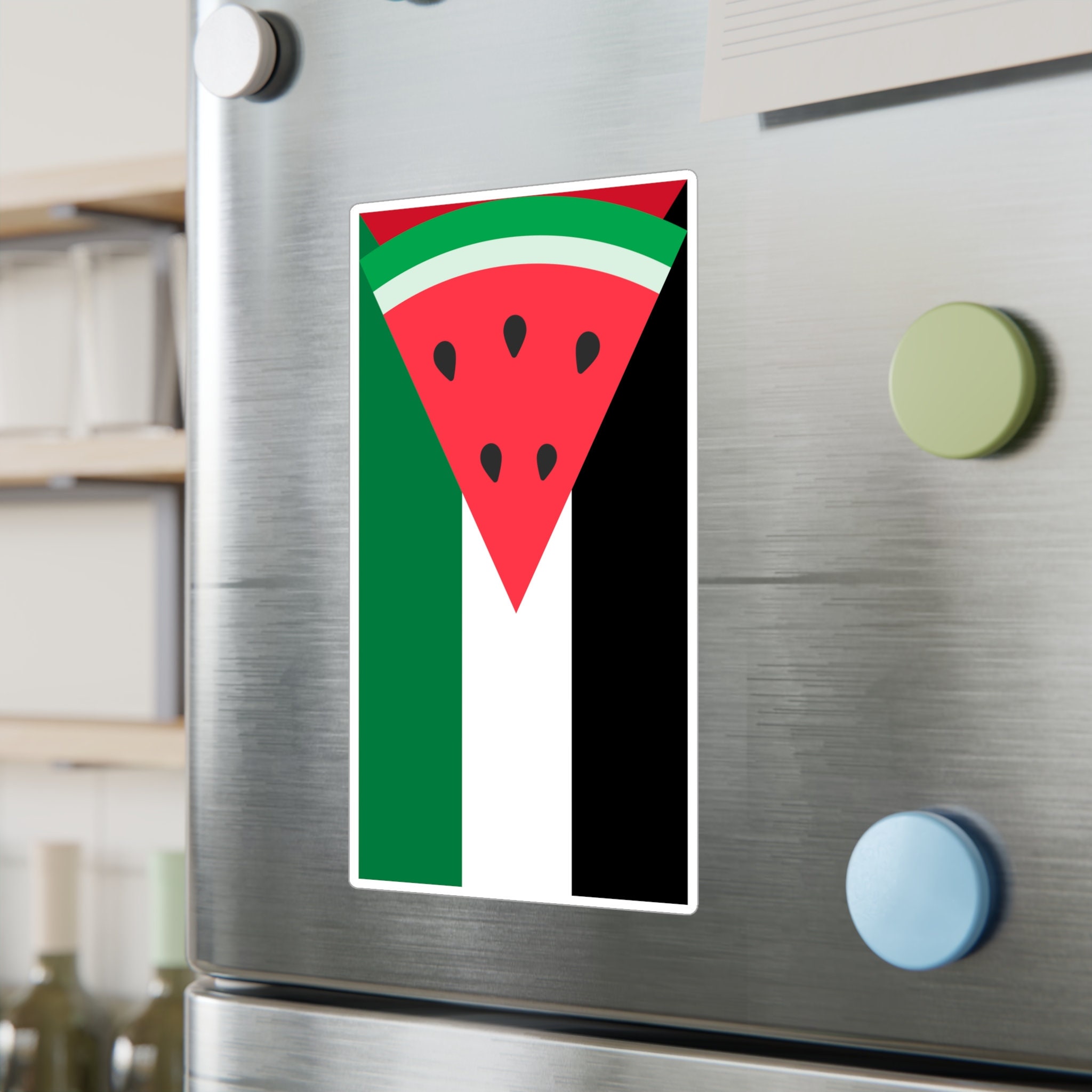 Palestine Watermelon Symbol Kiss-cut Vinyl Decals Stickers, Solidarity ...