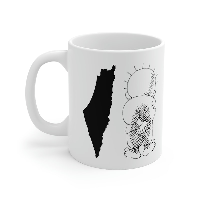 Handala Palestinian Idol Character Coffee Ceramic Mug 11oz, Hanthala ...