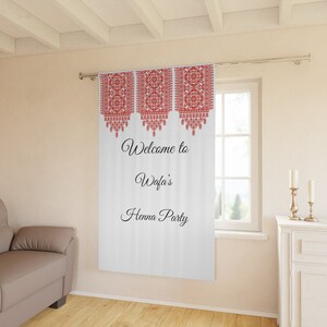 Henna Backdrop Banner Single Line - Etsy Canada