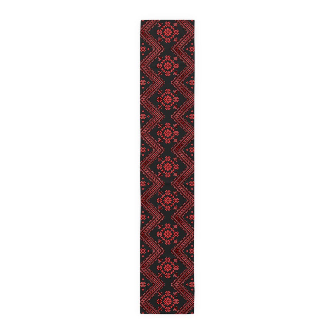 Palestine Tatreez Printed Embroidery Table Runner Polyester Home Decor ...