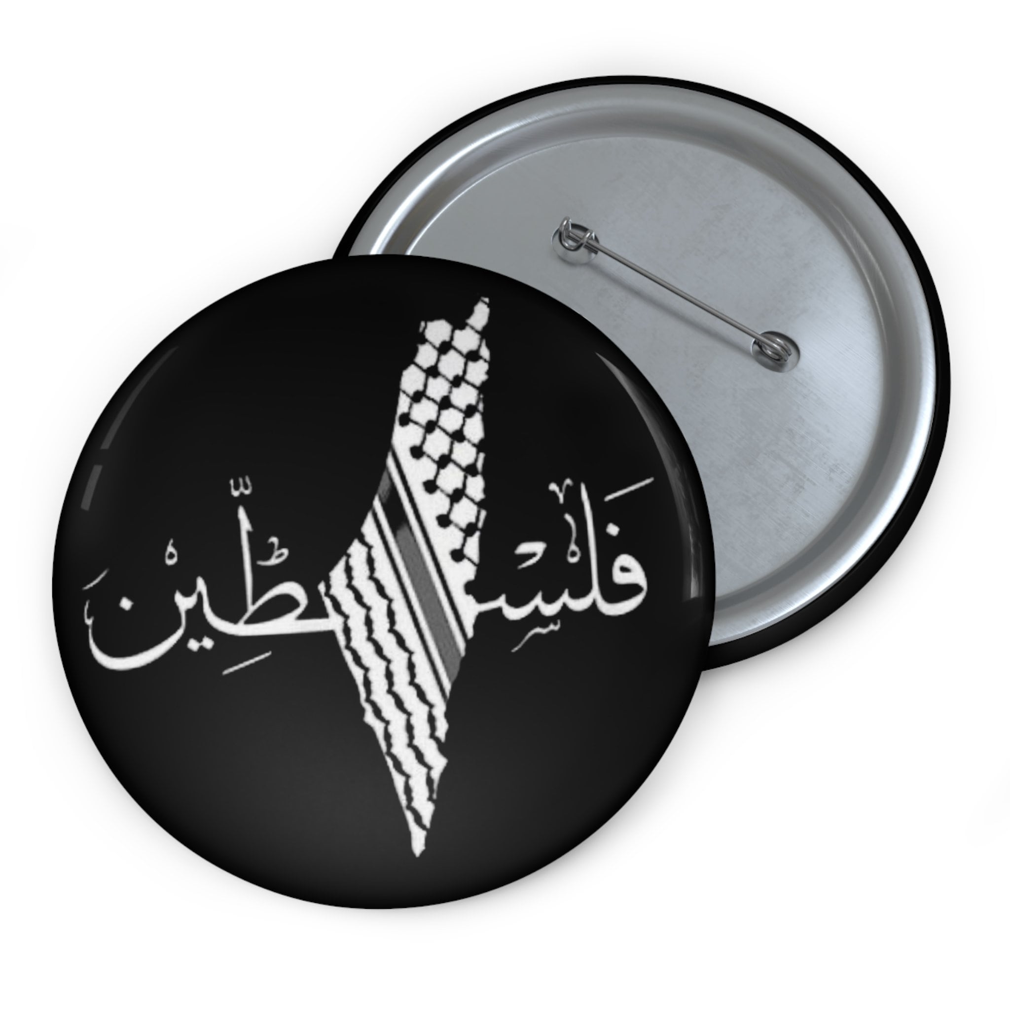 Palestine Kefiyyah Kufiya Map Custom Pin Buttons, Wedding Pins, Wedding ...