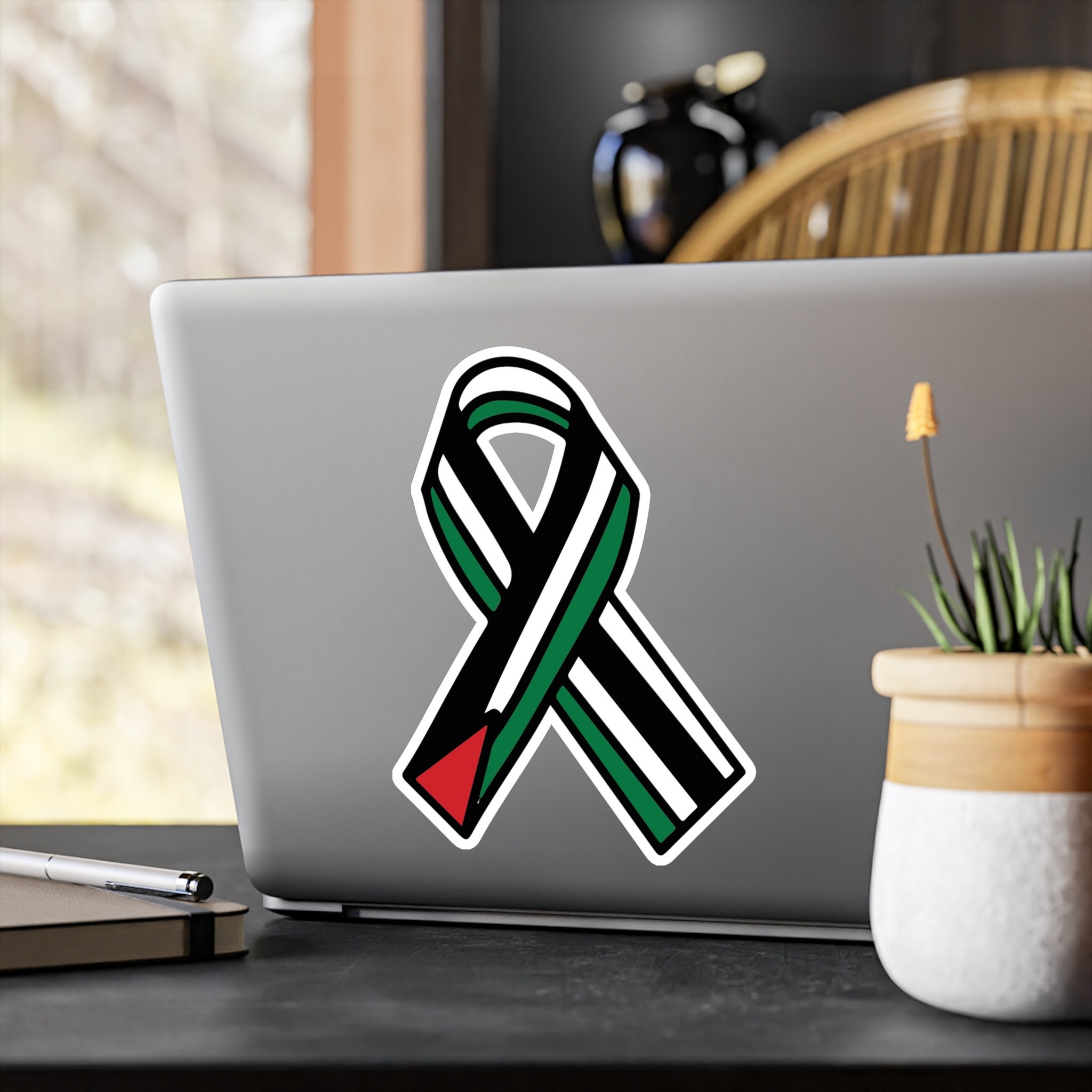 Palestine Cancer Awareness Ribbon Vinyl Decal Car Sticker Window ...