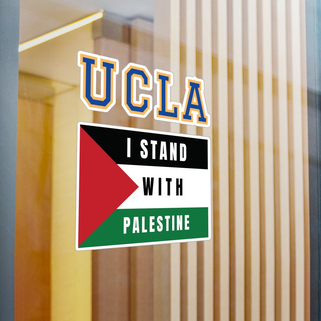 UCLA University I Stand With Palestine Kiss-cut Vinyl Decals Sticker ...