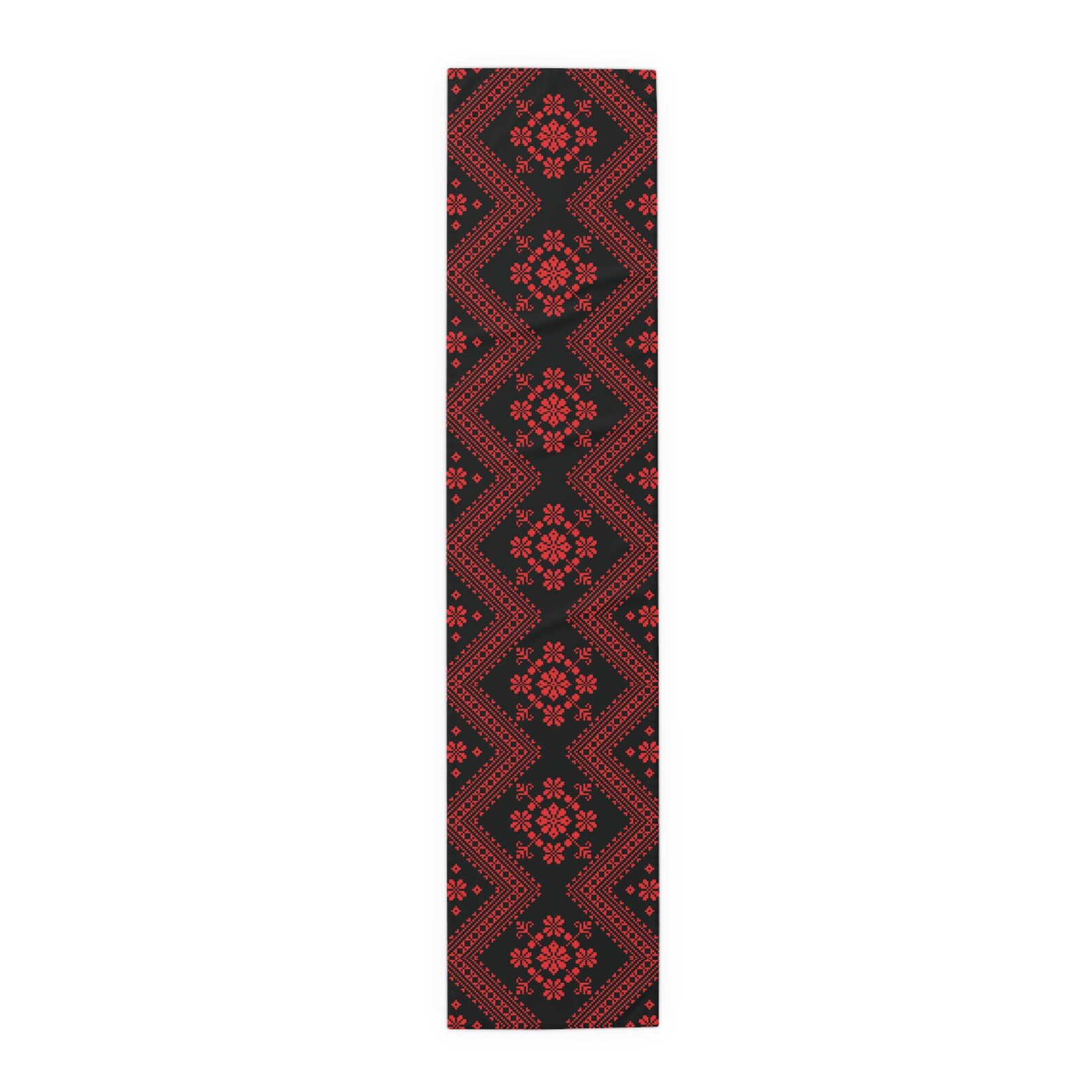 Palestine Tatreez Printed Embroidery Table Runner Polyester Home Decor ...