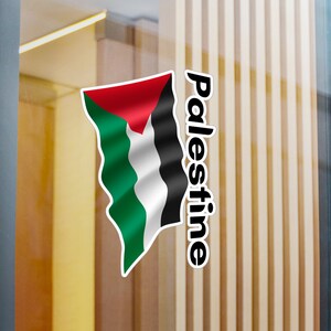 Palestine Flag Car Window Kiss-cut Vinyl Decals Stickers Waterproof Book Laptop Palestinian ...