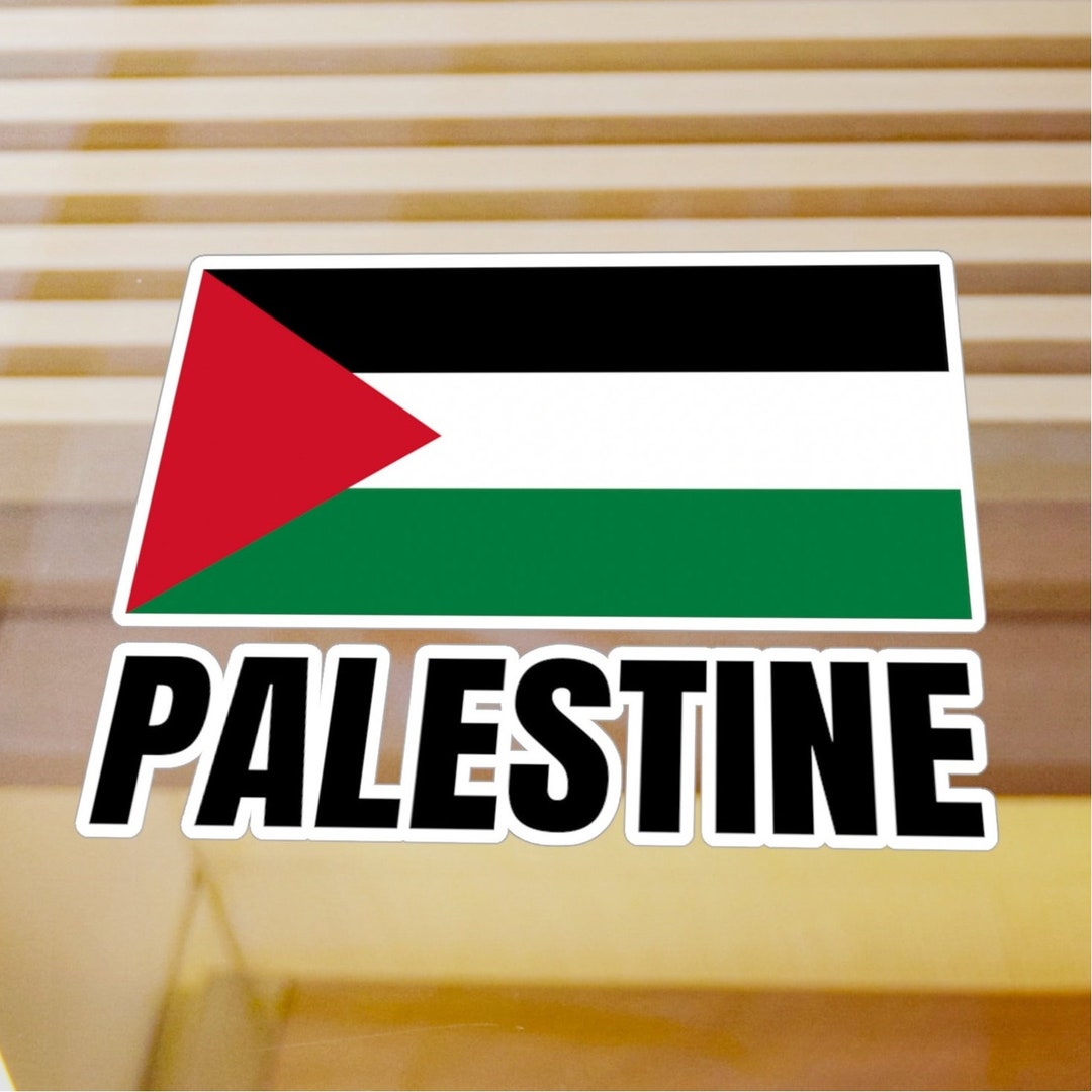 Palestine Flag Kiss-cut Vinyl Decals Stickers Waterproof Laptop Window Book Car Window ...