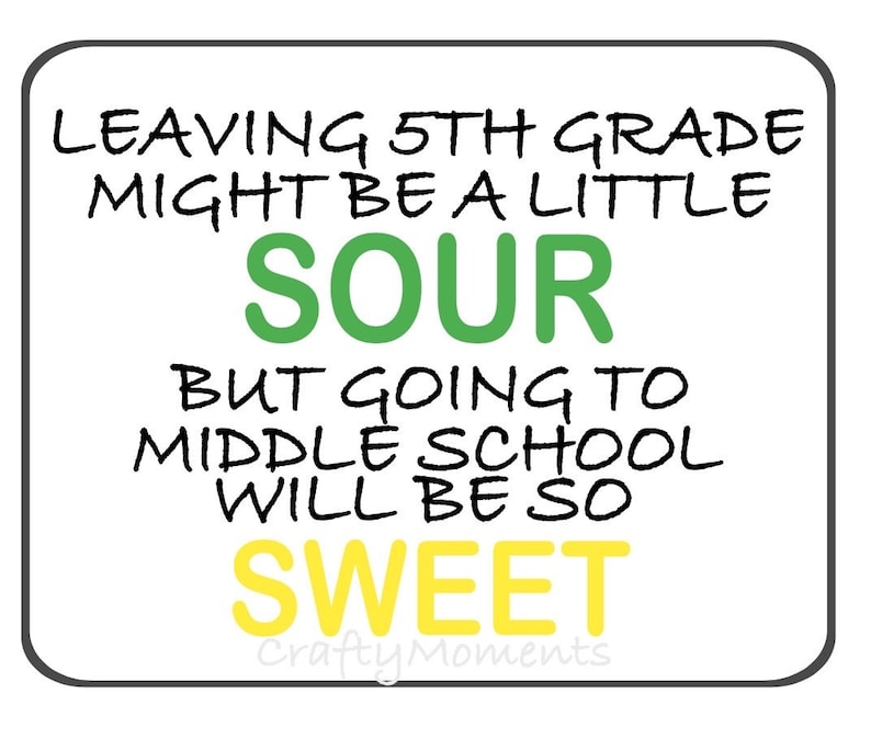 5th Grade Might Be Sour - Etsy