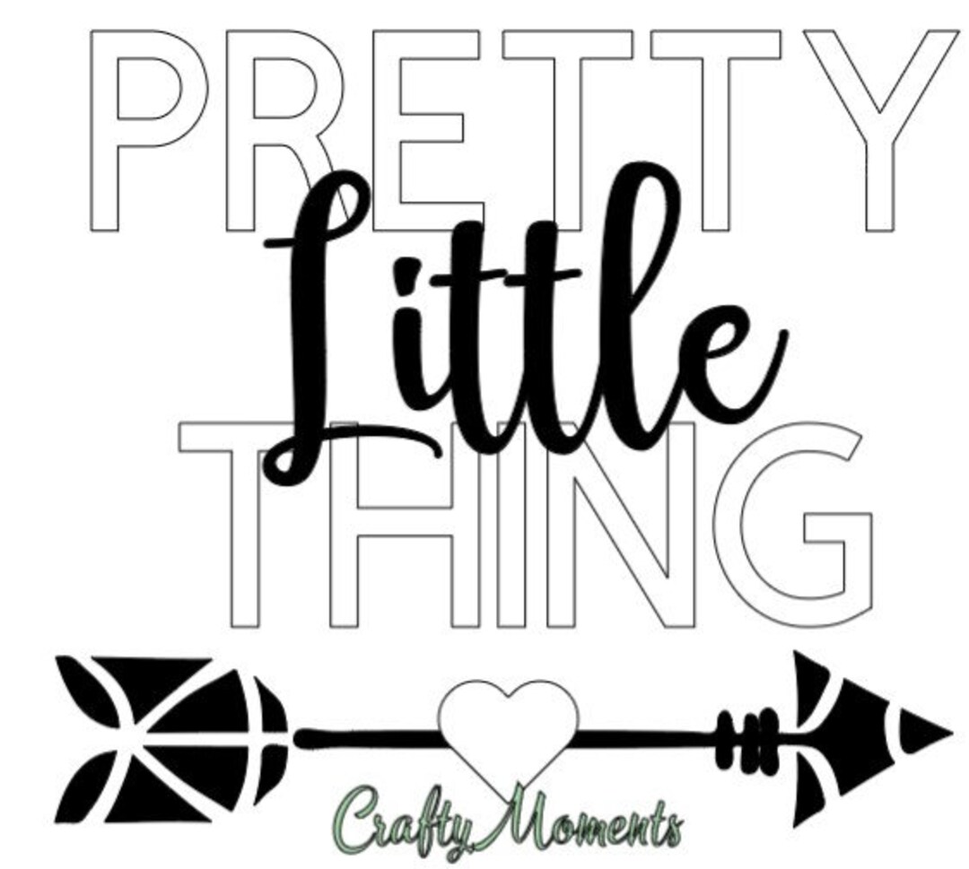Pretty Little Thing Svg - Etsy