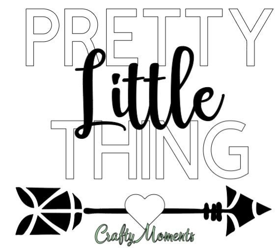 Pretty Little Thing Svg - Etsy