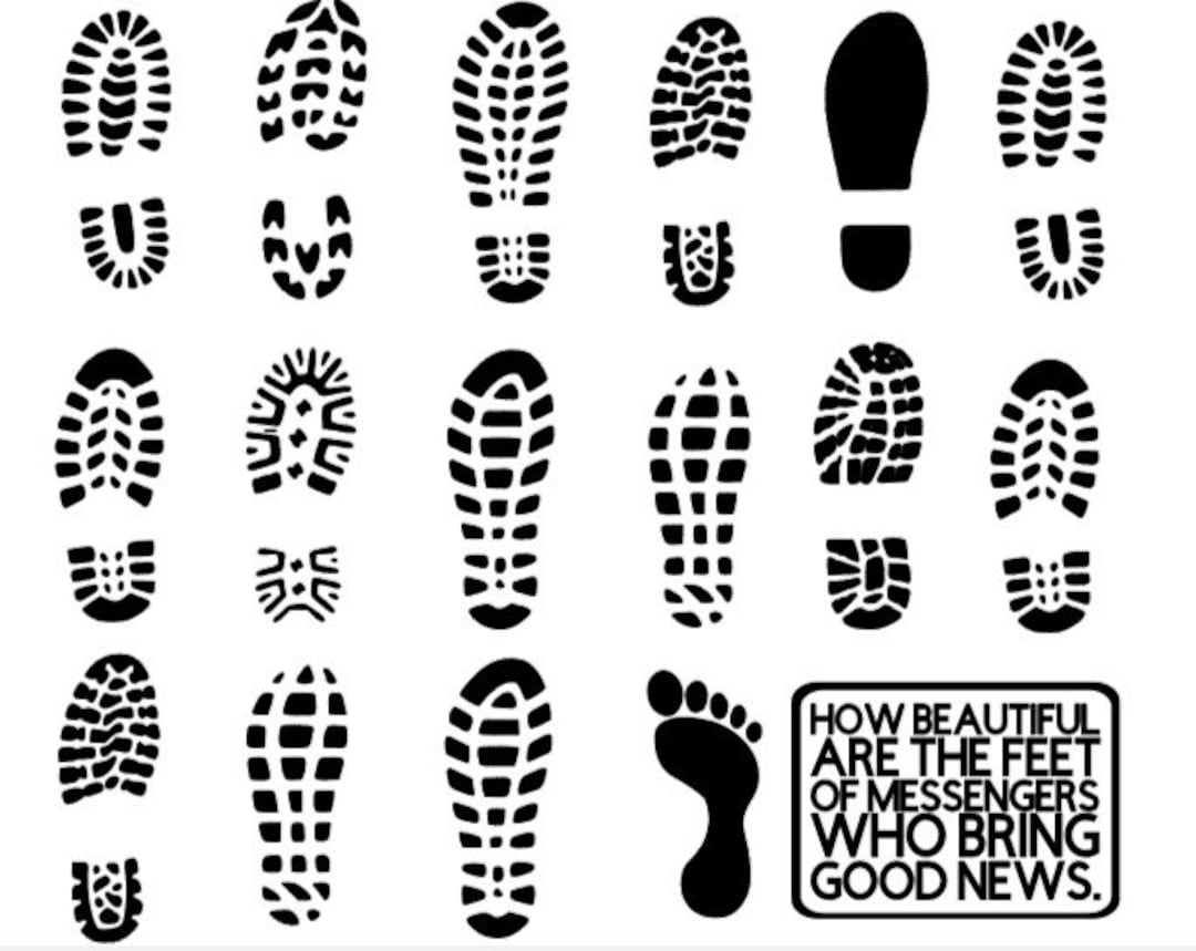 How Beautiful Are the Feet Svg - Etsy