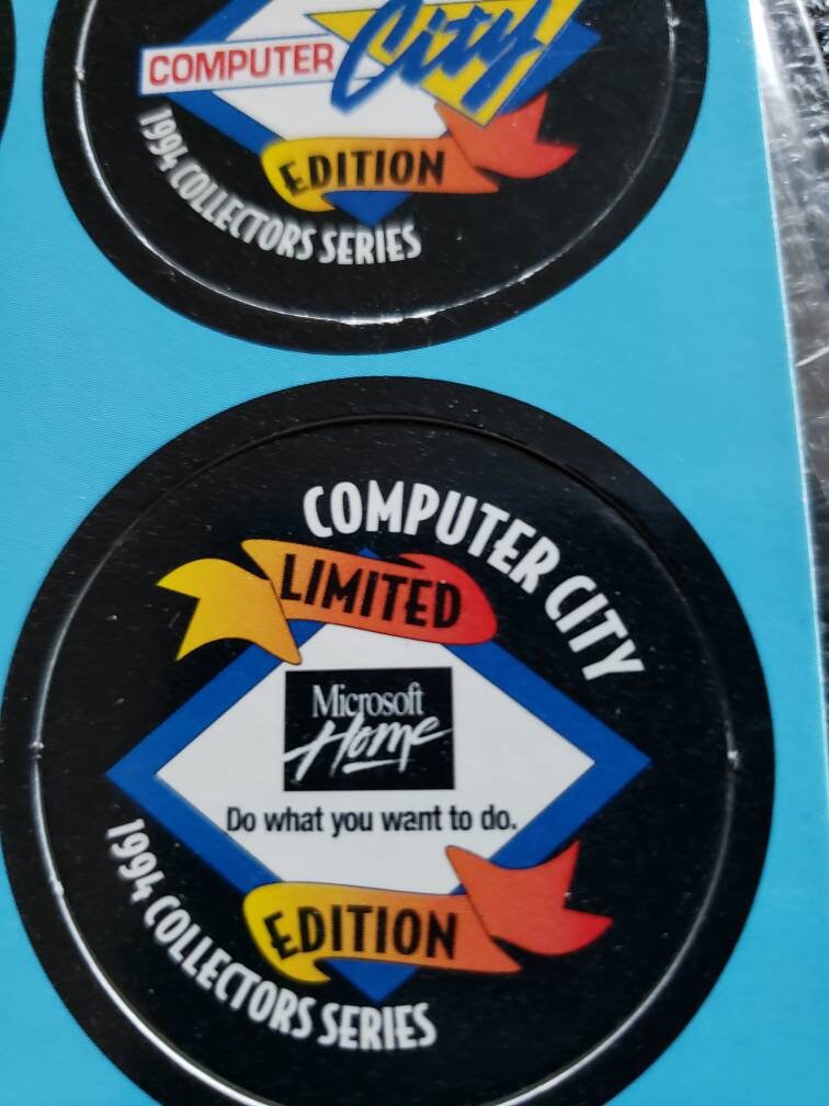 World Pog Federation Computer City Advertisement POGS. 1994 - Etsy UK