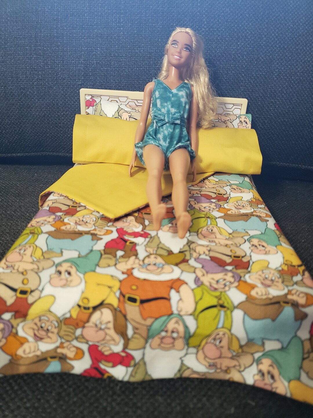 Glam-wow Fashion Doll Seven Dwarfs Double Bed in a Bag - Etsy