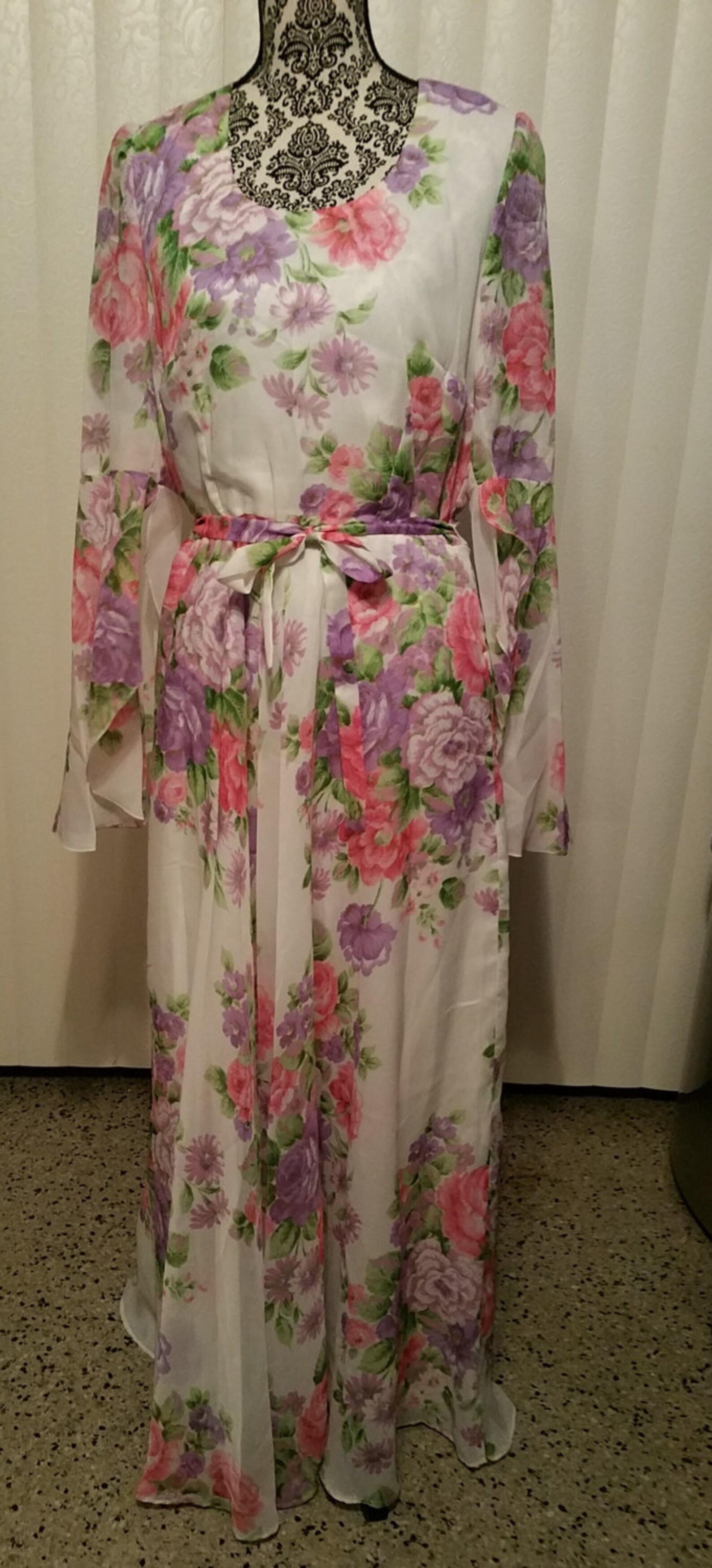 Boho Beautiful Floral Formal Dress Made in Germany - Etsy