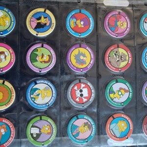 SKYBOX Simpsons POGS - Etsy