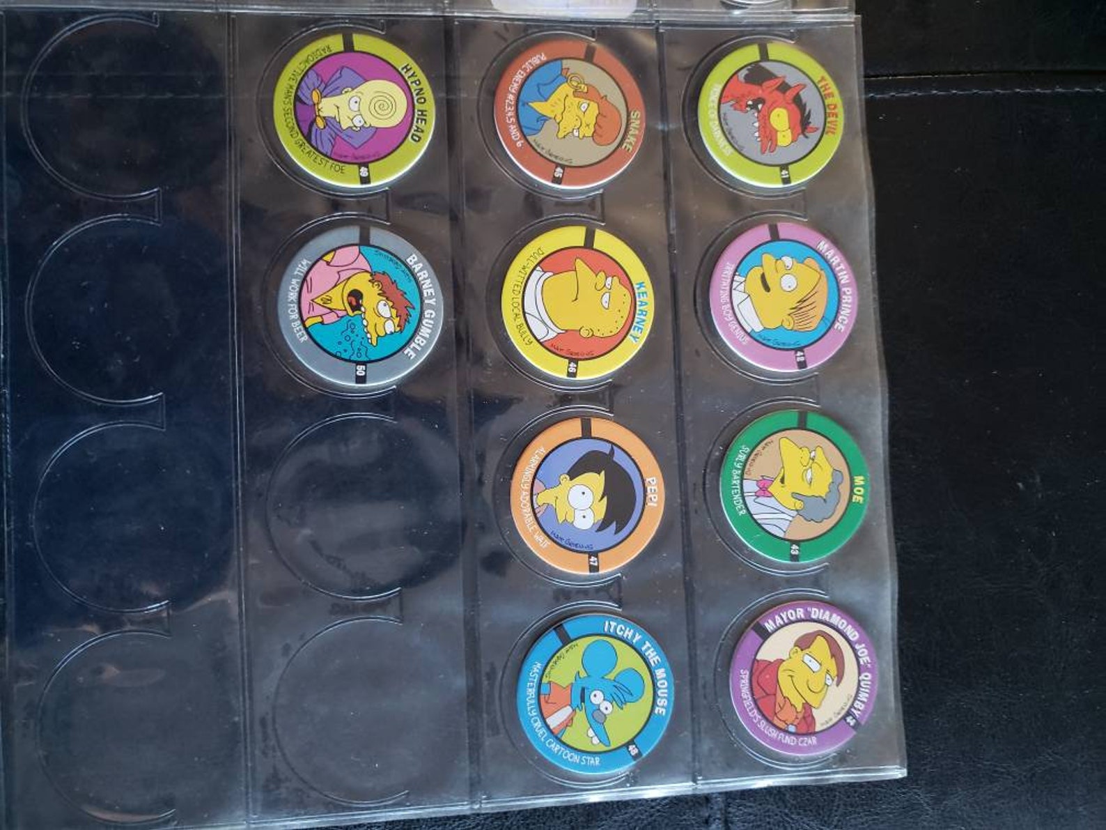 SKYBOX Simpsons POGS - Etsy