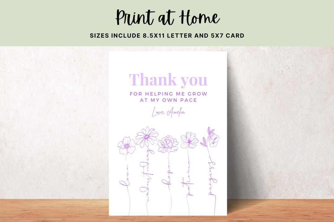 Teacher Appreciation Gift, Canva Editable Printable, End of School ...