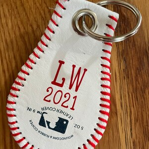 Rawlings Baseball Leather Personalized Keychain--great Baseball Gift ...